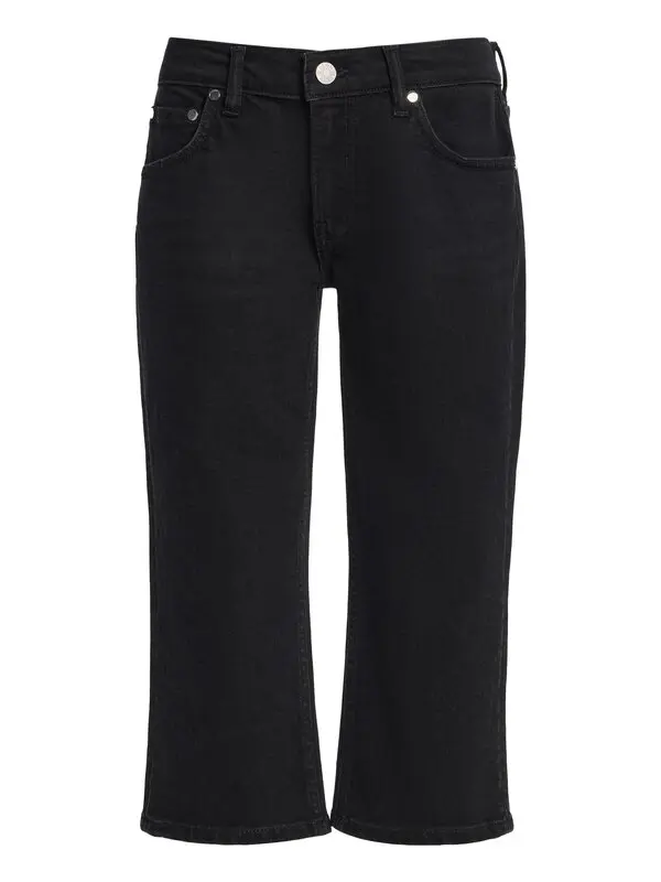 EB DENIM Lola Rigid Low-rise Skinny Capri Jeans - Black