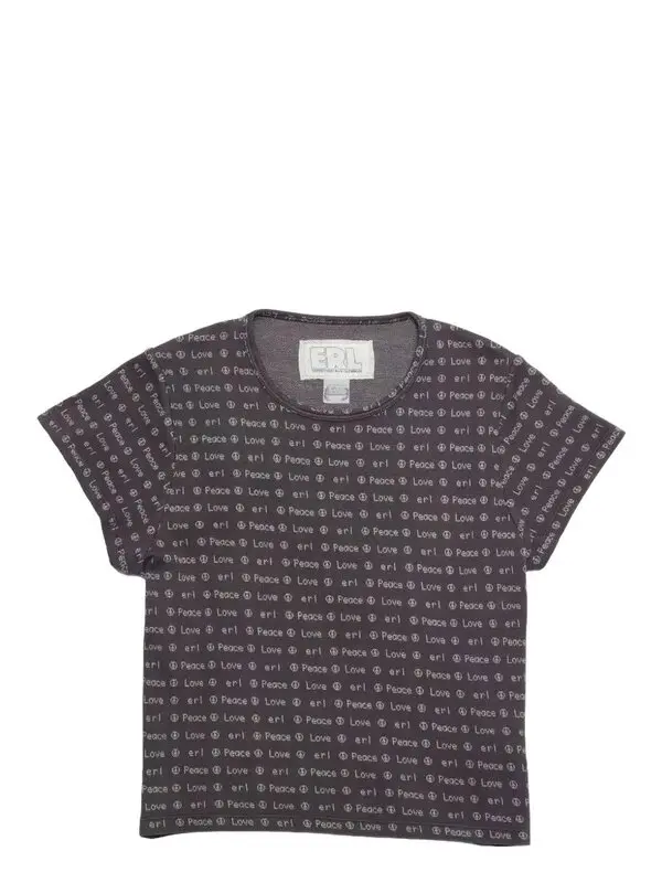 ERL Printed T-shirt - Brown