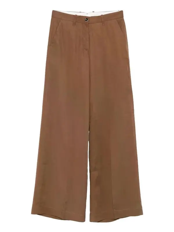 NINE:INTHE:MORNING Nadia Chino Trousers - Brown
