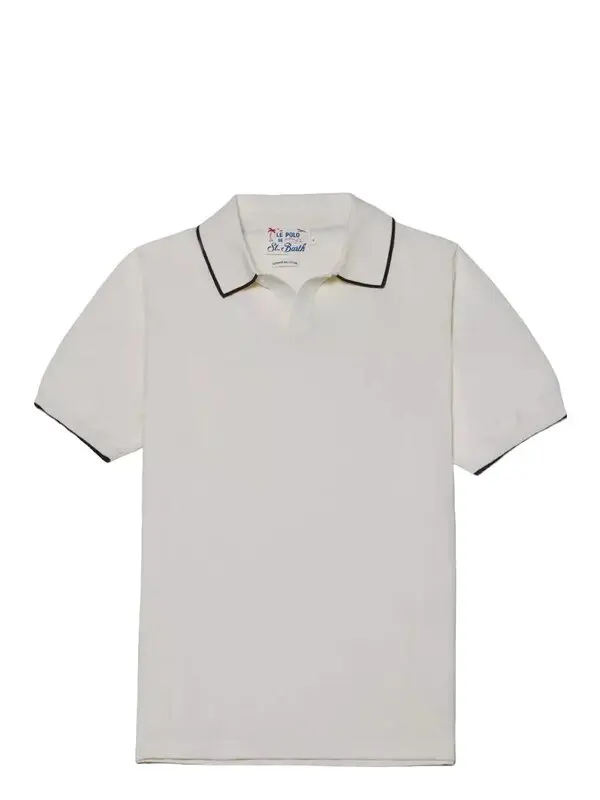 MC2 SAINT BARTH Trimmed T-shirt - White