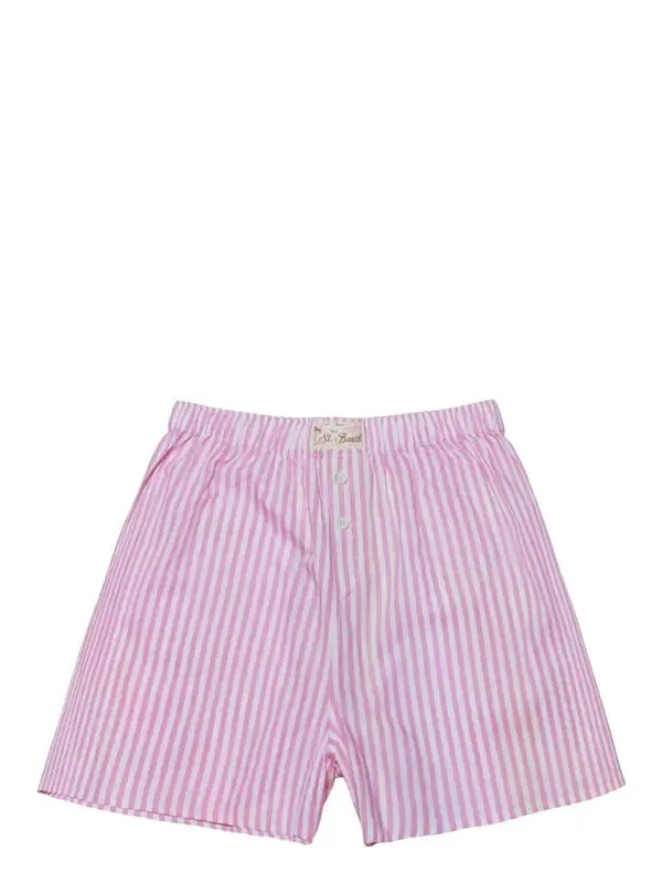 MC2 SAINT BARTH Striped Shorts - Pink