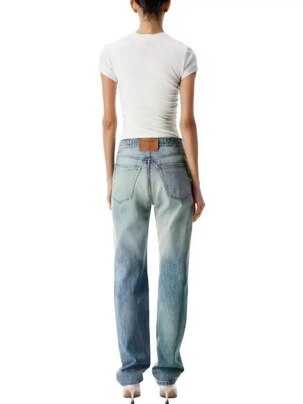 Alexander Wang Zip V-waist Jeans - Blue