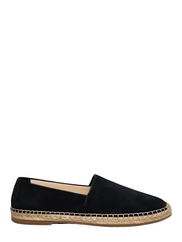 Brunello Cucinelli Calfskin Espadrilles - Black
