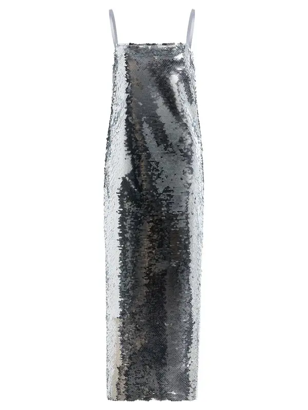 SEV Elliott Sequined Maxi Dress - Silver