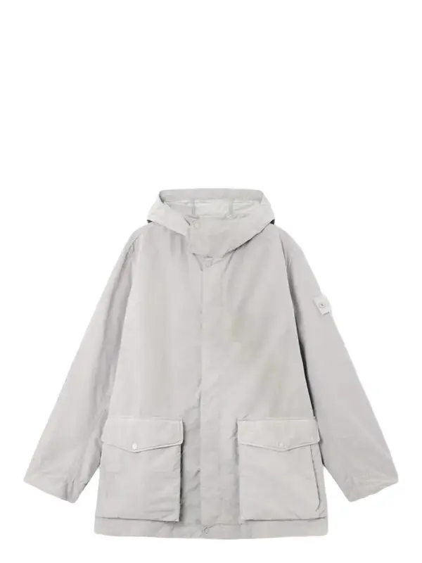 Stone Island David Light-tc Hooded Jacket - Grey