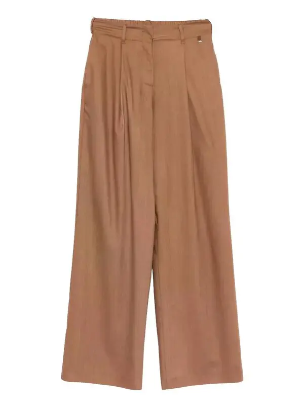Herno Wide-leg Trousers - Brown
