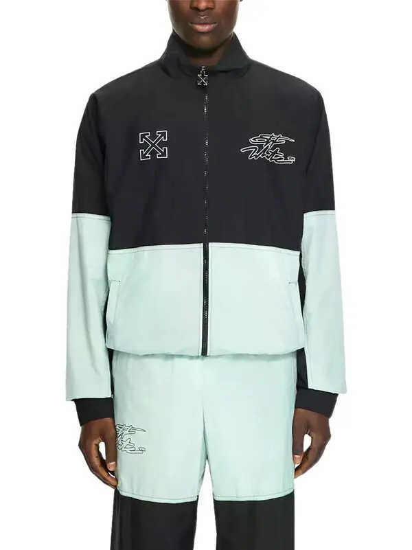 Off-White Marker Logo Sport Jacket - Black