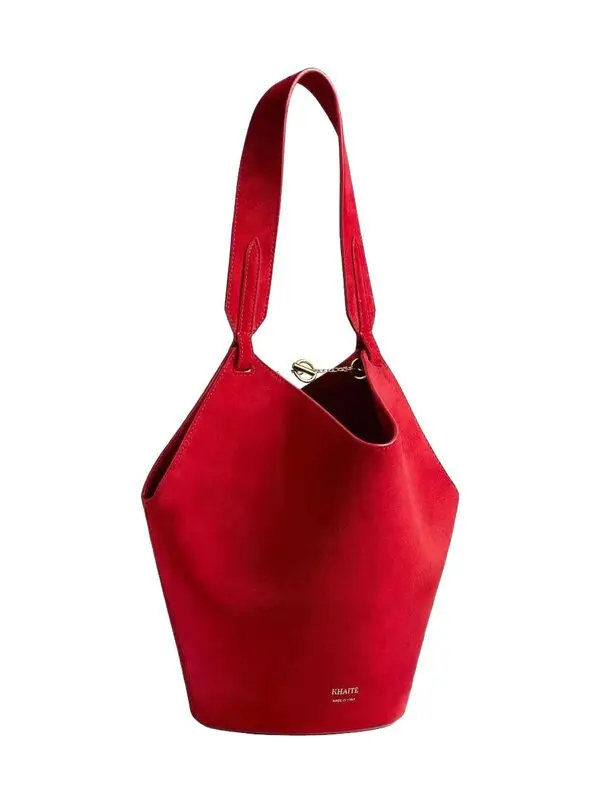 Khaite Mini Lotus Tote - Red