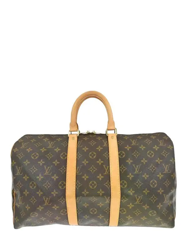 LOUIS VUITTON 1999 45 Keepall Duffle Bag - Brown