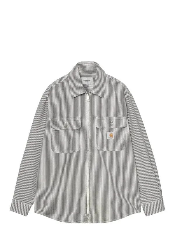 Carhartt Work In Progress Mercer Stripe Shirt Jacket - Black