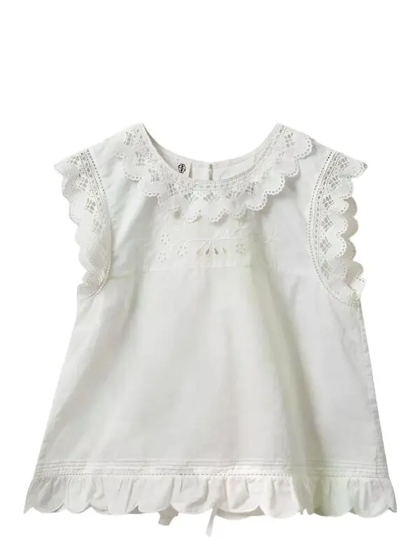 THE GARMENT Broderie-anglaise Blouse - White