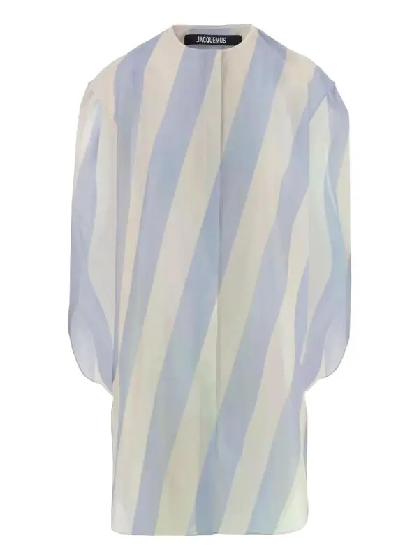 Jacquemus Berlingot Striped Shirt - Blue