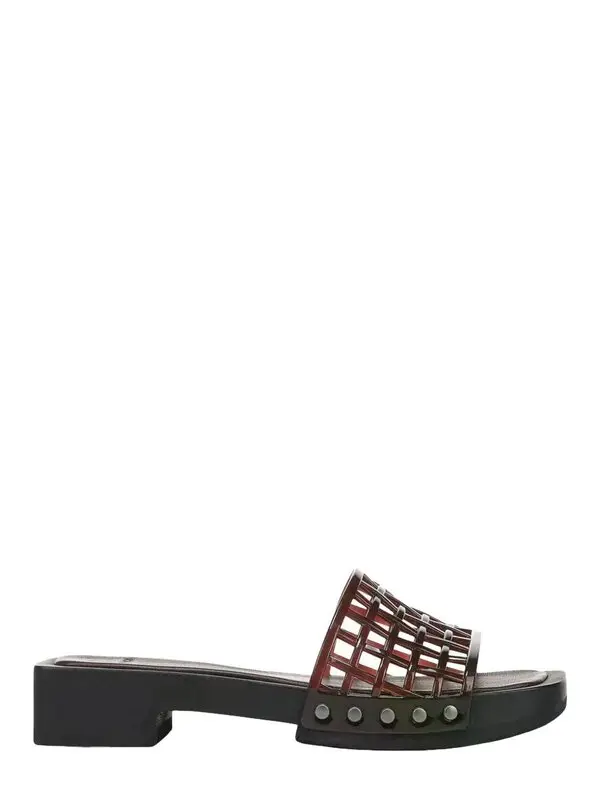 Vince Barbara Mesh Studded Sandals - Brown