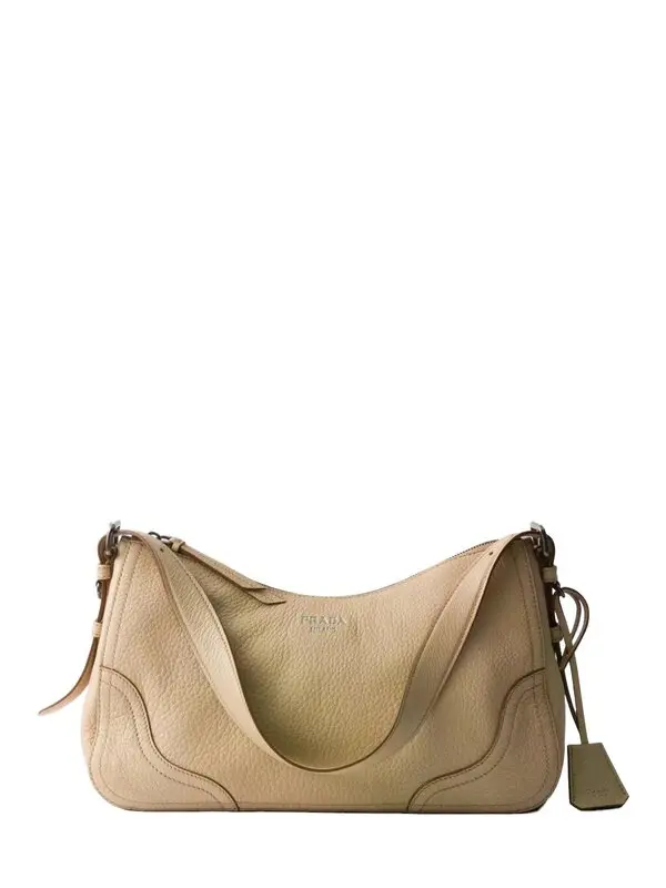 Prada Aimée Large Shoulder Bag - Neutrals