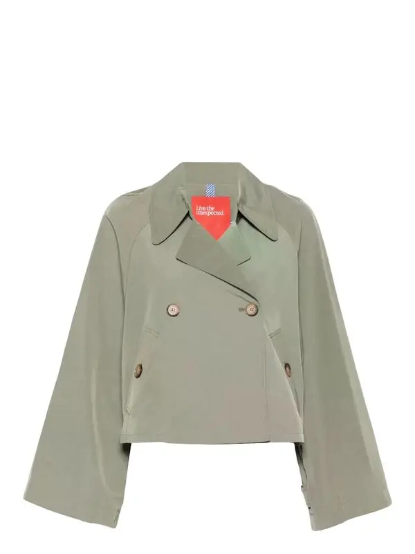 MERCI Double-breasted Jacket - Green