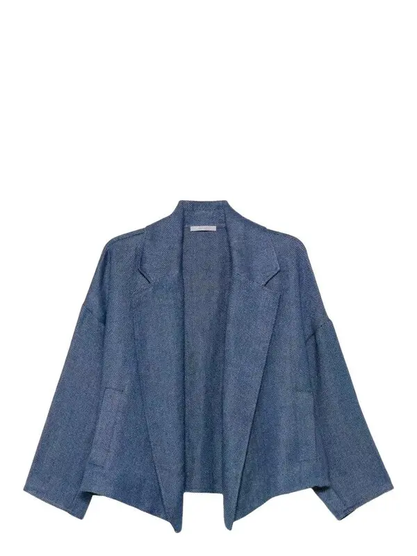 Alberta Ferretti Notched-lapels Jacket - Blue