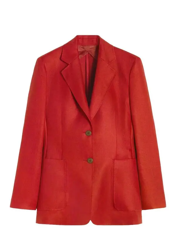 Max Mara Single-breasted Blazer - Red