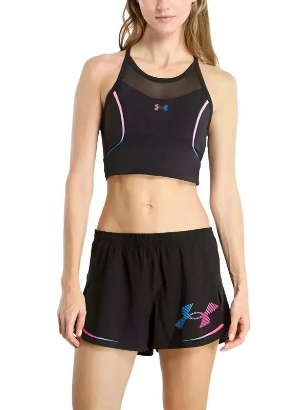 Under Armour Mesh Elite Crop Tank - Black