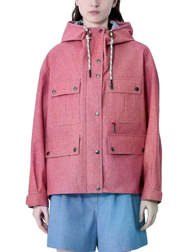 Moncler Beziers Hooded Jacket - Red