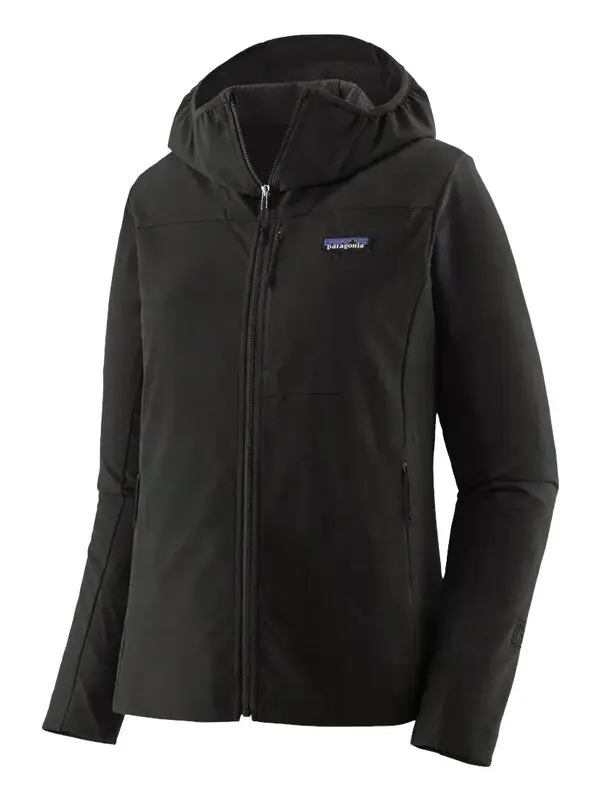 Patagonia R1 Crossstrata Hooded Zip-up Jacket - Black
