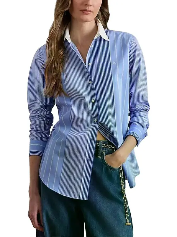 Ralph Lauren Striped Shirt - Blue