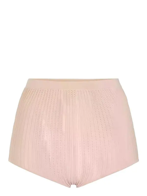 Elisabetta Franchi Knitted Mini Shorts - Neutrals