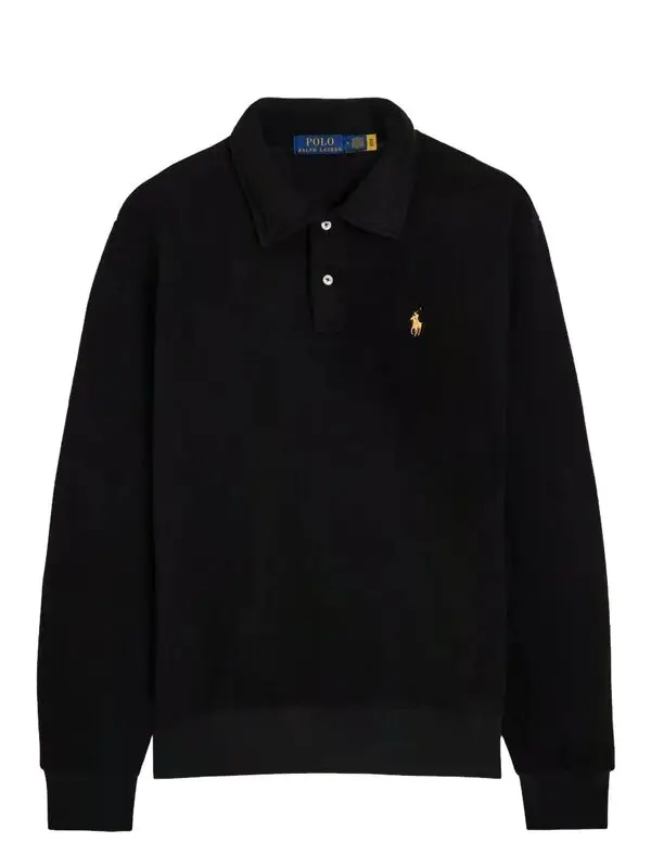Polo Ralph Lauren Logo-embroidery Polo Shirt - Black