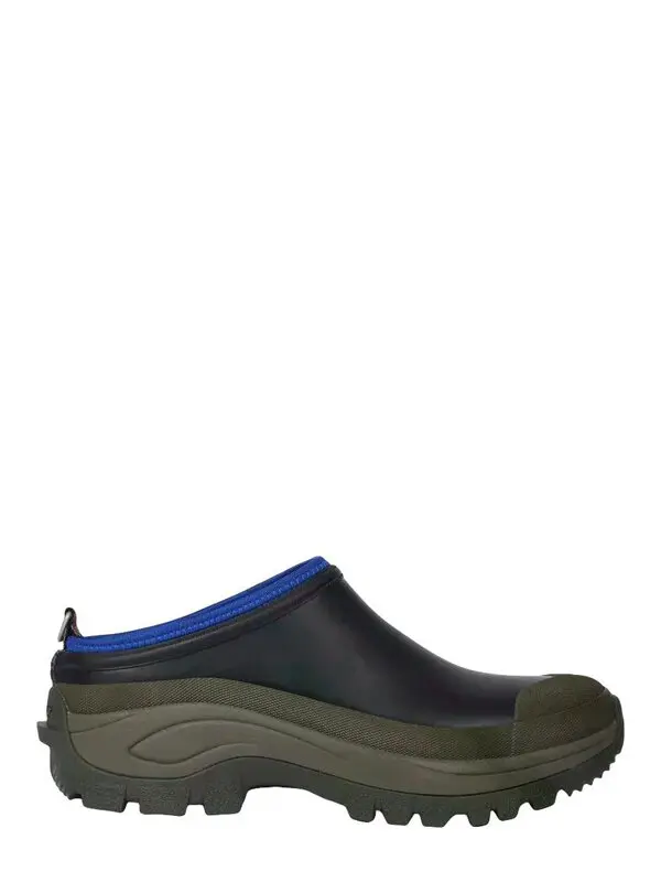 Paul Smith X Barbour Contrast-trim Clogs - Black
