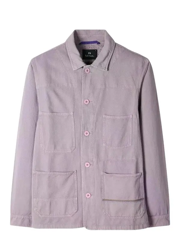 Paul Smith Patch-pocket Shirt Jacket - Purple