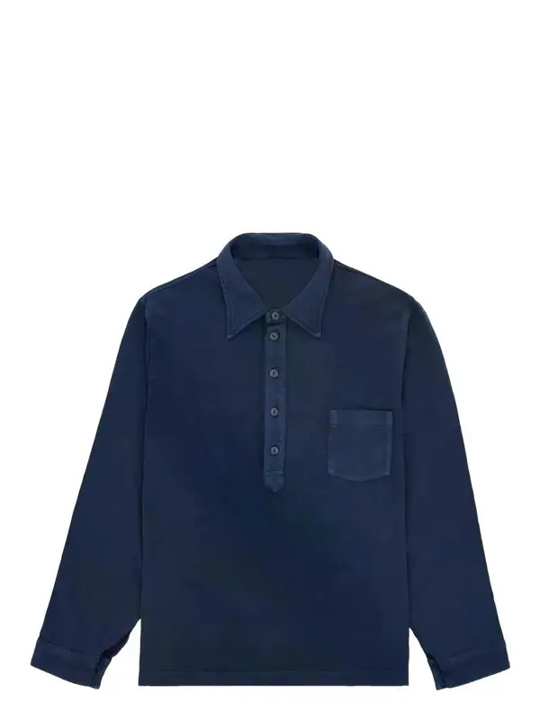FORTELA Grayson Patch-pocket Polo Shirt - Blue