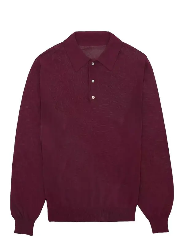 FORTELA Bennet Polo Sweater - Purple