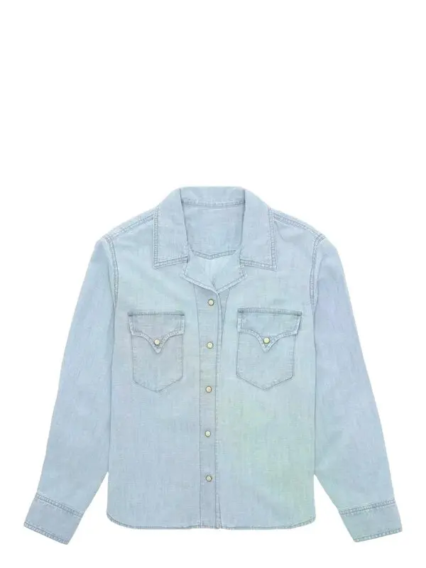 FORTELA Berthe Chambray Shirt - Blue