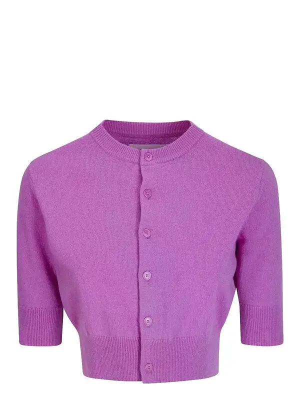 EXTREME CASHMERE X Nº 474 Super Little Cardigan - Purple