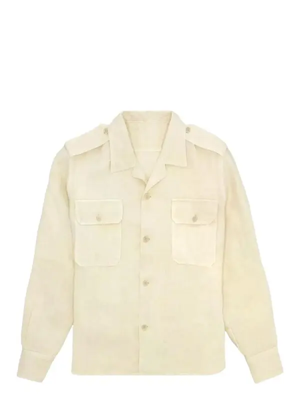 FORTELA Flap-pocket Shirt - Neutrals