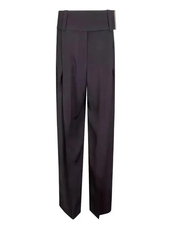 Sportmax High-waisted Trousers - Black