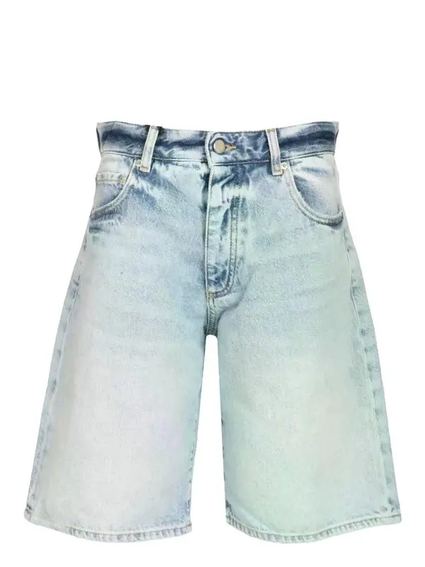 ICON DENIM LOS ANGELES Wide-leg Denim Shorts - Blue