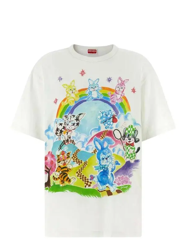 Kenzo Printed T-shirt - White