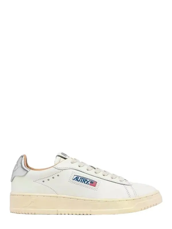 AUTRY Medalist Low Leather Sneakers - White