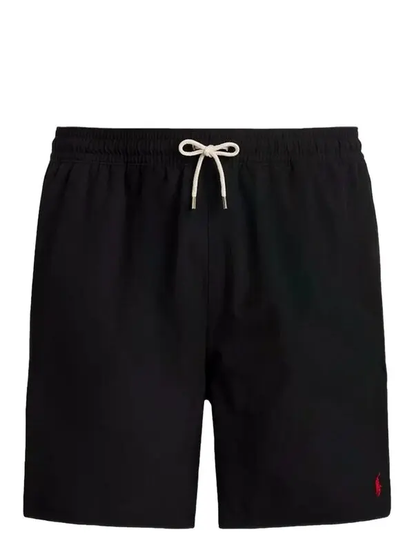 Polo Ralph Lauren Embroidered Logo Trunks - Black