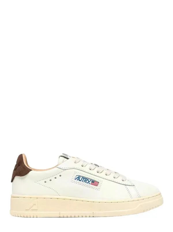 AUTRY Dallas Low Leather Sneakers - Neutrals