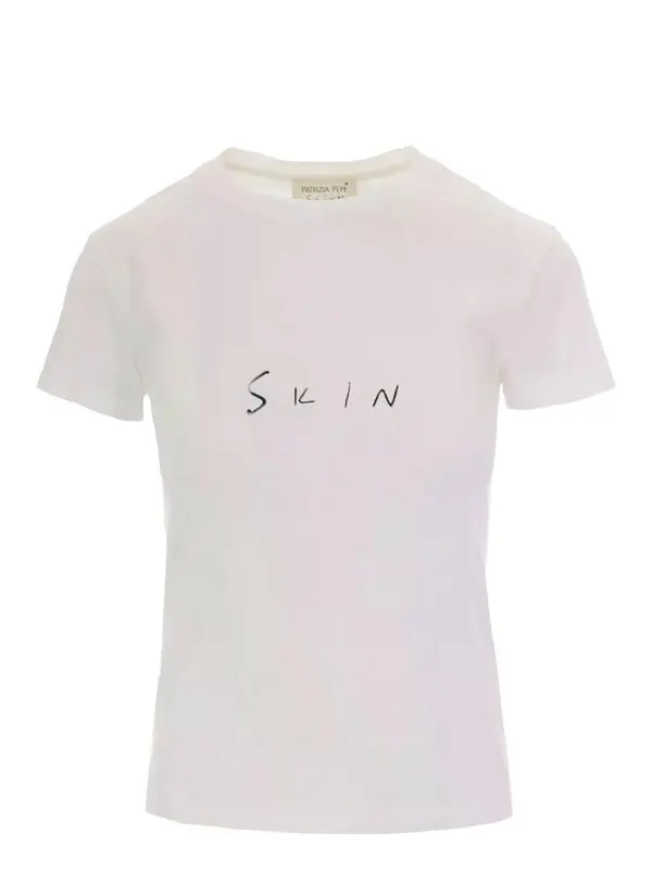 Patrizia Pepe Slogan-print T-shirt - White