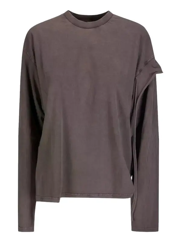 Ottolinger Reconstructed Long-sleeve T-shirt - Brown