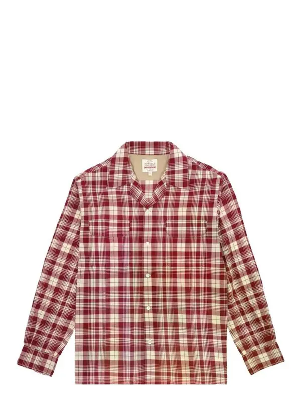 FORTELA Baker Checked Shirt - Red