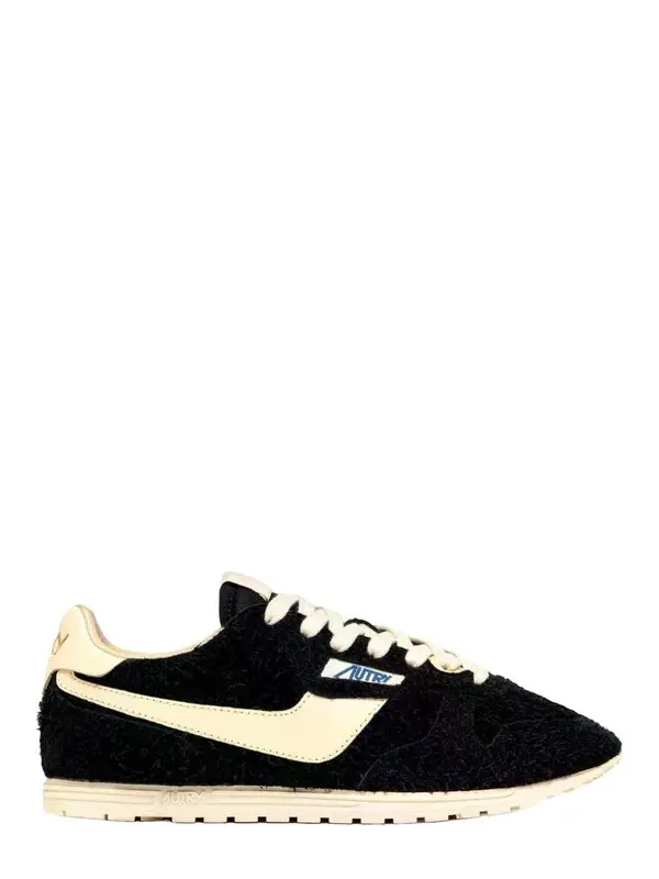 AUTRY Windspin Low Suede Sneakers - Black