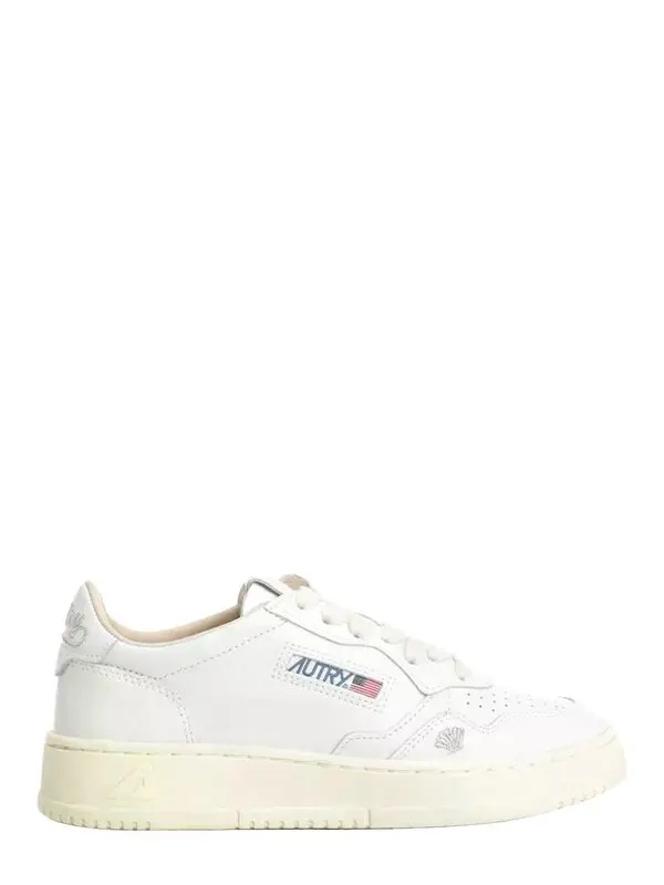 AUTRY Medalist Low Leather Sneakers - White