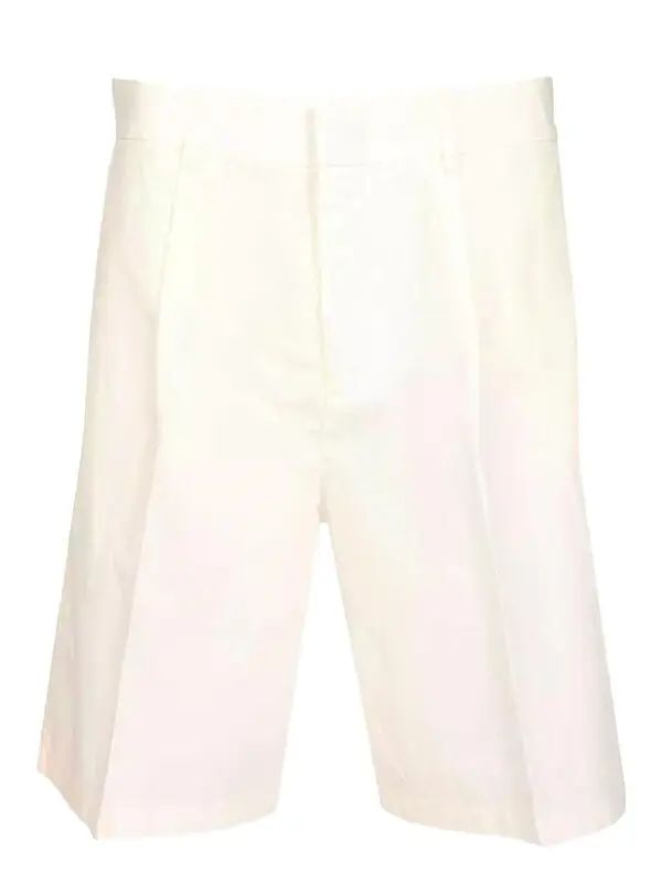 Emporio Armani Poplin Bermuda Shorts - White