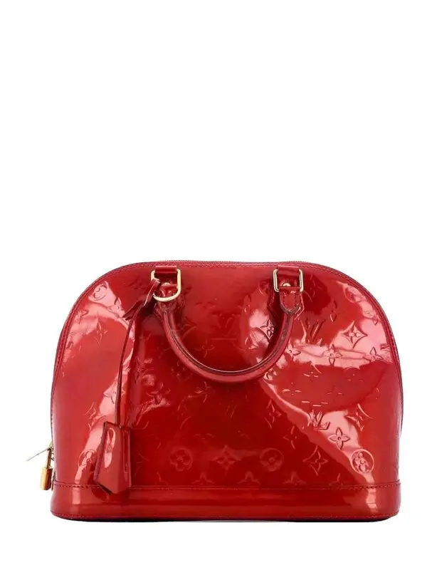 LOUIS VUITTON Alma Handbag Monogram Vernis Pm - Red