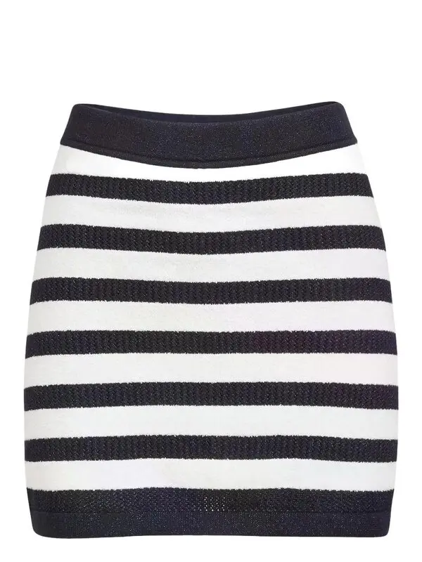 TOCCIN Ayla Pull-on Striped Skort - Blue
