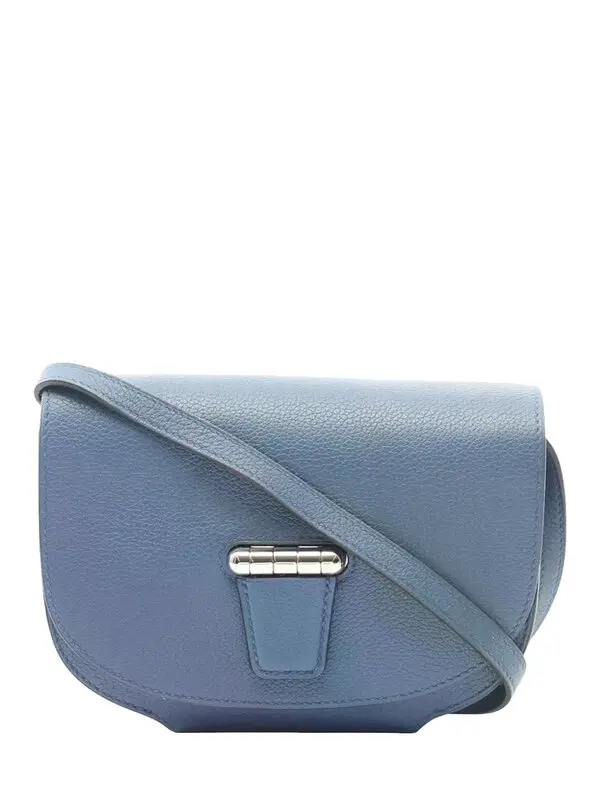 Hermès 2016 Mini Evercolor Convoyeur Crossbody Bag - Blue