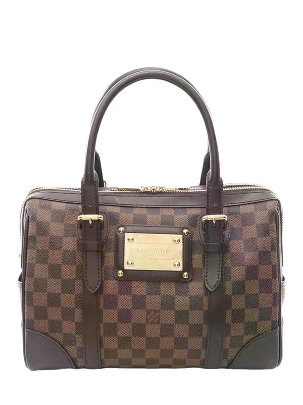 LOUIS VUITTON 2008 Damier Ebene Berkeley Handbag - Brown